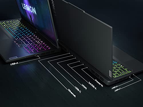 Lenovo Legion Pro 5i 16" Gaming Laptop, 2560 x 1600 WQXGA 240Hz Dispaly, 13th Gen Intel Core i9-13900HX, NVIDIA GeForce RTX 4070 8G, 32GB DDR5 RAM,2TB NVMe SSD, Windows 11 Pro - Onyx Grey