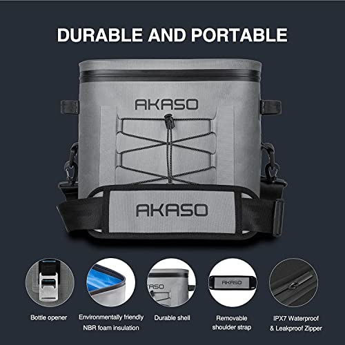 AKASO Soft Cooler Bag Portable Insulated Cooler Bags for Men