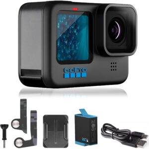 gopro hero11 black – e-commerce packaging - waterproof action camera with 5.3k60 ultra hd video, 27mp photos, 1/1.9" image sensor, live streaming, webcam, stabilization