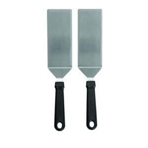 Char-Griller 8075 4-Burner Gas Griddle Cover, Black & 8905 Griddle Accessory Kit, 2 Spatulas, 2 Bottles and Scraper