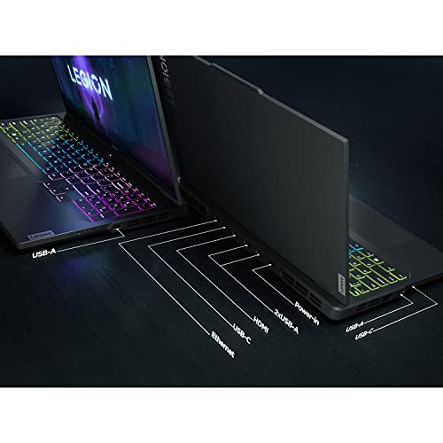 Lenovo Legion Pro 5 16" 165Hz WQXGA (2560x1600) IPS Gaming Laptop 2023 | AMD Ryzen 7-7745HX 8-Core | NVIDIA GeForce RTX 4060 | 4-Zone RGB Backlit Keyboard | Wi-Fi 6E | 64GB DDR5 4TB SSD | Win10 Pro