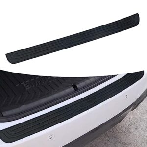 cueclue 1 pc rear bumper protector, car universal door sill protector strip, car trunk door entry guards, car exterior trim accessories, for cars suv (black #sport)