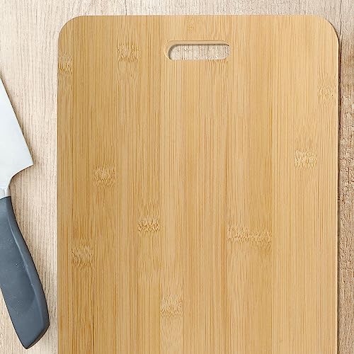 UPKOCH 3pcs Bamboo Cutting Boards Set Rectangle Wood Cutting Board BBQ Chopping Board Set Fruit Vegetable Cutting Tray for Kitchen Food Prep Carving Meat Cheese