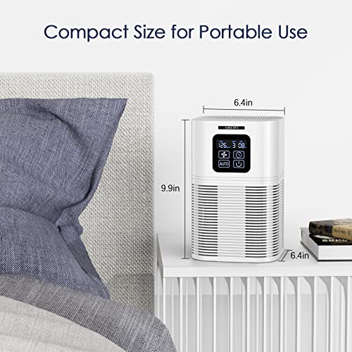 Air Purifiers for Bedroom Home Large Room 610 sq.ft, Updated AMEIFU H13 Hepa Air Purifier Cleaner with Aromatherapy for Pets Hair, Allergies, Smoke, Dust and Bad Smell (California Available)