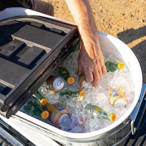 80 Quart Portable Cooler in Galvanized Steel