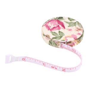 haosie measuring retractable ruler, 150cm/60in body tape measure, double scale body fitness measurement tailor sewing craft cloth fabric measuring tapeline(#2)