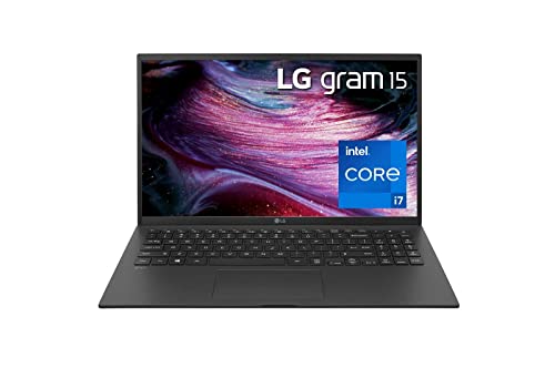 LG 2022 Gram Ultralight Laptop Full Day Battery 15.6" FHD IPS Touchscreen Intel 12th i7-1260P 16GB LPDDR5 1TB NVMe SSD Iris Xe Graphics Backlit KB w/FP WiFi 6E Thunderbolt 4 Windows 11 (Renewed)