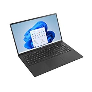 LG 2022 Gram Ultralight Laptop Full Day Battery 15.6" FHD IPS Touchscreen Intel 12th i7-1260P 16GB LPDDR5 1TB NVMe SSD Iris Xe Graphics Backlit KB w/FP WiFi 6E Thunderbolt 4 Windows 11 (Renewed)