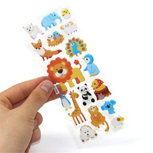 Bubble Stickers For W/Precision Cutting Cartoon Theme Decoration Easy Peal Off Reusable 3D Sticker Toddler Party Tiny Stickers Cute Stickers Aesthetic Stickers Stickers For Teens Stickers