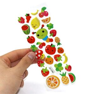 Bubble Stickers For W/Precision Cutting Cartoon Theme Decoration Easy Peal Off Reusable 3D Sticker Toddler Party Tiny Stickers Cute Stickers Aesthetic Stickers Stickers For Teens Stickers