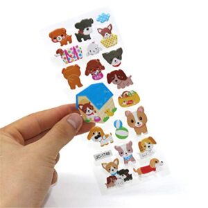 Bubble Stickers For W/Precision Cutting Cartoon Theme Decoration Easy Peal Off Reusable 3D Sticker Toddler Party Tiny Stickers Cute Stickers Aesthetic Stickers Stickers For Teens Stickers