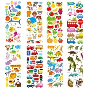 Bubble Stickers For W/Precision Cutting Cartoon Theme Decoration Easy Peal Off Reusable 3D Sticker Toddler Party Tiny Stickers Cute Stickers Aesthetic Stickers Stickers For Teens Stickers