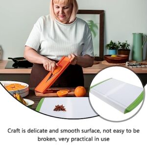 Kichvoe Plastic Cutting Board with Slide out Trays Space Saver Catches Food and Waste Food Prep Station for Kitchen Cooking Supplies