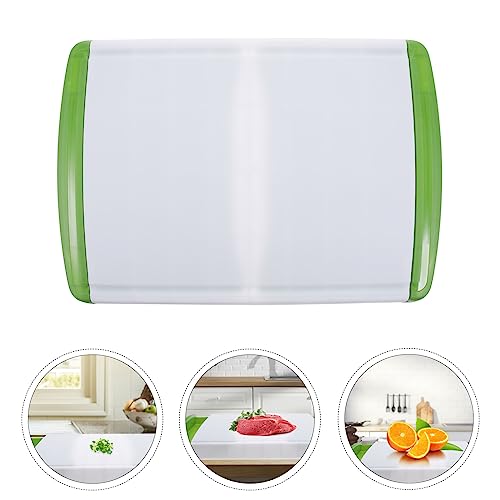 Kichvoe Plastic Cutting Board with Slide out Trays Space Saver Catches Food and Waste Food Prep Station for Kitchen Cooking Supplies