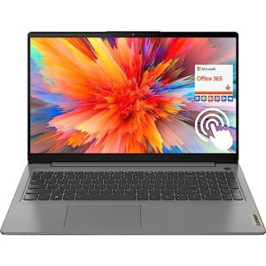 lenovo 15.6" touchscreen laptop, intel core i5-1135g7 processor, 20gb ram, 1tb ssd, ideapad 3, 15.6 inch fhd display, wi-fi 6 & bluetooth 5, long battery life, windows 11, 1 year microsoft 365