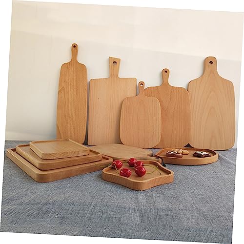 UPKOCH Choppinng Mat Cutting Board Wood Chopping Board Beech Breadboard Baking Tools Bamboo Chopping Board Breadboard Kitchen Cutting Board