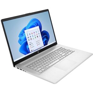 HP 2023 17 17.3" Touchscreen HD+ Business Laptop Computer, 13th Gen Intel 10-Core i7-1355U, 64GB DDR4 RAM, 4TB SSD, WiFi 6, Backlit Keyboard, Fingerprint Reader, Windows 11 Pro, BROAG HDMI Cable