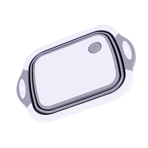 ULTECHNOVO Foldable Chopping Board Collapsing Laundry Baskets Portable Laundry Basket Folding Cutting Board Cutting Board Strainer Portable Foldable Cutting Board Chopping Cutting Board Plate