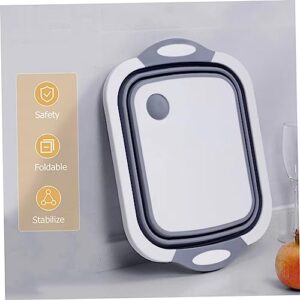 ULTECHNOVO Foldable Chopping Board Collapsing Laundry Baskets Portable Laundry Basket Folding Cutting Board Cutting Board Strainer Portable Foldable Cutting Board Chopping Cutting Board Plate