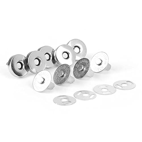 14mm Magnetic Button Clasp Snaps, Magnetic Sewing Buckle, Handmade Knitting Buttons Sets, for Sewing, Craft, Bags, Clothes (01)