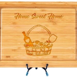 Home Sweet Home Cutting Board, Real Estate Closing Gift, Housewarming Gift, New Home Gift, First Home Gift, Bamboo Cutting Board, Home Decor