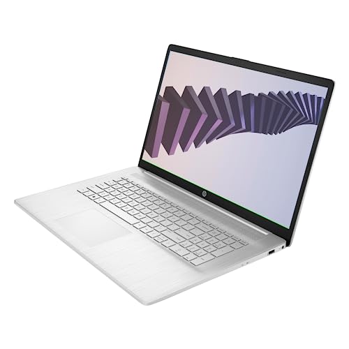 HP 2023 Newest 17 Laptop, 17.3" HD+ Touchscreen Display, AMD Ryzen 5 7530U Processor (Beats i7-1165G7), 16GB RAM, 512GB SSD, Wi-Fi 6, Backlit KB, Webcam, HDMI, Windows 11 Home, Silver, KKE Accessories