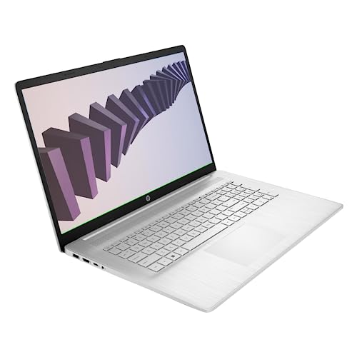 HP 2023 Newest 17 Laptop, 17.3" HD+ Touchscreen Display, AMD Ryzen 5 7530U Processor (Beats i7-1165G7), 16GB RAM, 512GB SSD, Wi-Fi 6, Backlit KB, Webcam, HDMI, Windows 11 Home, Silver, KKE Accessories