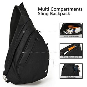 Storvyllf Small Messenger Bag,Single Strap Backpack Women Men Crossbody Bag Teen School Satchel Boys Girls Shoulder Daypack