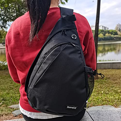 Storvyllf Small Messenger Bag,Single Strap Backpack Women Men Crossbody Bag Teen School Satchel Boys Girls Shoulder Daypack