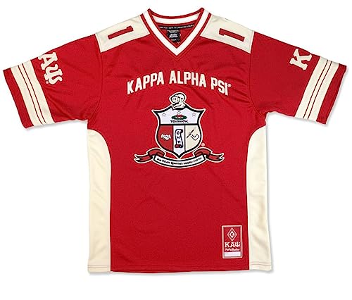 Kappa Alpha Psi M15 Football Jersey Crimpson Red [5XL]