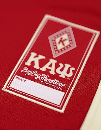 Kappa Alpha Psi M15 Football Jersey Crimpson Red [5XL]