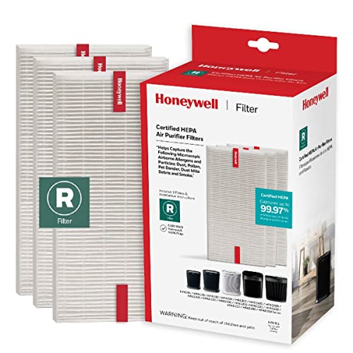 Honeywell HEPA Air Purifier Filter R, 3-Pack for HPA 100/200/300 and 5000 Series & Honeywell HRF-A300 Air Purifier Pre Kit Filter, 4-Pack & Honeywell HEPA Air Purifier Filter R