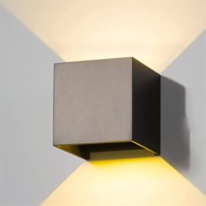 wall light, wall sconces, european wall light outdoor waterproof square simple villa hotel indoor square personality wall lamp bedside living room bedroom corridor aisle indoor and outdoor general bla