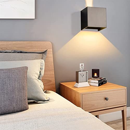 Wall Light, Wall Sconces, European Wall Light Outdoor Waterproof Square Simple Villa Hotel Indoor Square Personality Wall Lamp Bedside Living Room Bedroom Corridor Aisle Indoor and Outdoor General Bla