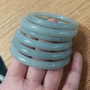 MAOFNNG Hetian Jade and Blue Bracelet Hetian Bracelet Jade Bracelet Bracelet Jade Hetian Jade Bracelet