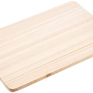 Shun Cutlery Large Hinoki Cutting Board, 17.75" x 11.75" Large Wood Cutting Board, Medium-Soft Wood Preserves Knife Edges & Cutlery Medium Hinoki Cutting Board