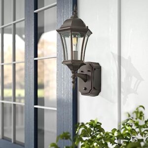 Dusk to Dawn Outdoor Lighting,Outdoor Wall Lighting,Exterior Wall Sconce Antique Beacon Wall Lamp Porch Light Fixture for Decks, Patios