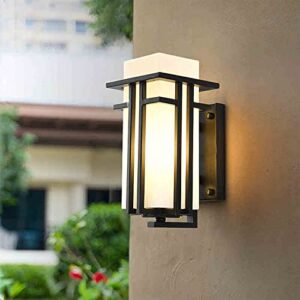 wall sconces , outdoor patio wall lights, outside black up/down wall lamp e27 glass lantern exterior wall sconce ip65 waterproof aluminium garden wall lights for garden terrace balcony porch garage