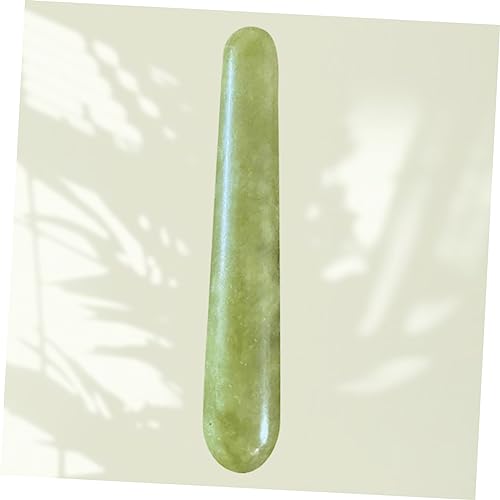 Hemoton Xiuyan Jade Point Health Care Pen Jade Pen Meridians Tool Facial Massager Whole Body Massager Face Massage Tools Green Body Scraper Tools