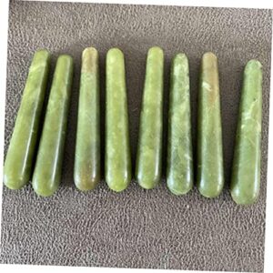 Hemoton Xiuyan Jade Point Health Care Pen Jade Pen Meridians Tool Facial Massager Whole Body Massager Face Massage Tools Green Body Scraper Tools