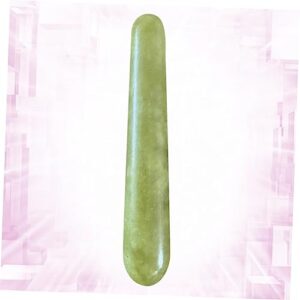 Hemoton Xiuyan Jade Point Health Care Pen Jade Pen Meridians Tool Facial Massager Whole Body Massager Face Massage Tools Green Body Scraper Tools