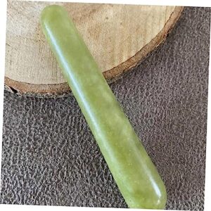 Hemoton Xiuyan Jade Point Health Care Pen Jade Pen Meridians Tool Facial Massager Whole Body Massager Face Massage Tools Green Body Scraper Tools