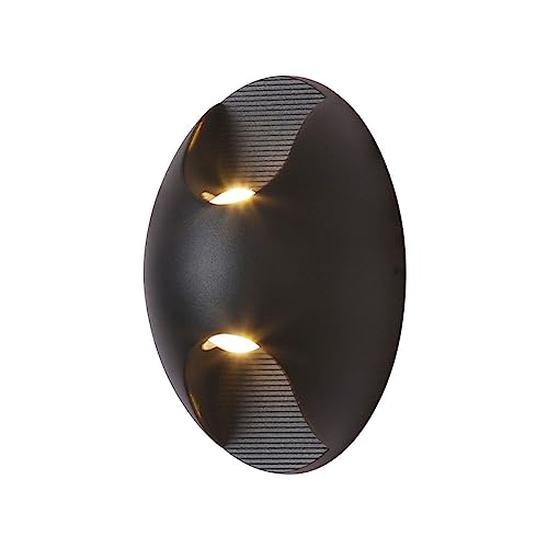 WENZIFI Modern Outdoor Wall Lights IP65 Waterproof Outside Porch Lights Up and Down Lighting Wall Sconce Fixtures Die Cast Aluminum Wall Mounted Lamps for Porch Courtyards Garage Foyer