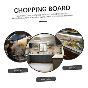 BESTonZON Cutting Board Pp Cutting Board Veggie Tray Camping Cutting Board Plastic Trays for Food Easy Washing Cutting Mat Marble Cutting Board Household Chopping Board Nice Chopping Board