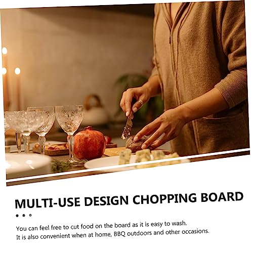 BESTonZON Cutting Board Pp Cutting Board Veggie Tray Camping Cutting Board Plastic Trays for Food Easy Washing Cutting Mat Marble Cutting Board Household Chopping Board Nice Chopping Board