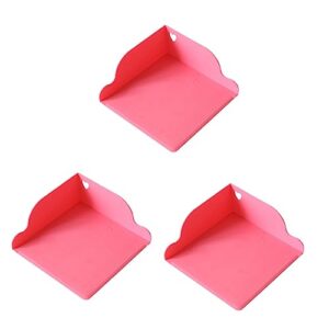 bestonzon 3 pcs fruit cutting board mini cutting boards cheese cutting board large cutting board carving board vegetable cutting mats meat cutting board pp pink practical chopping board food