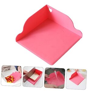 BESTonZON 3 Pcs Fruit Cutting Board Mini Cutting Boards Cheese Cutting Board Large Cutting Board Carving Board Vegetable Cutting Mats Meat Cutting Board Pp Pink Practical Chopping Board Food