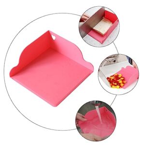 BESTonZON 3 Pcs Fruit Cutting Board Mini Cutting Boards Cheese Cutting Board Large Cutting Board Carving Board Vegetable Cutting Mats Meat Cutting Board Pp Pink Practical Chopping Board Food