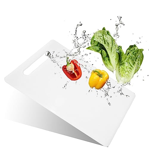 Durable PP Cutting Board Non-slip Vegetable Fruit Chopping Board for Home Kitchen Camping Cuttingboard Easy to Clean Carry Tool (Size : 18.5x12.1cm)