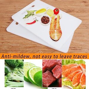 Durable PP Cutting Board Non-slip Vegetable Fruit Chopping Board for Home Kitchen Camping Cuttingboard Easy to Clean Carry Tool (Size : 18.5x12.1cm)